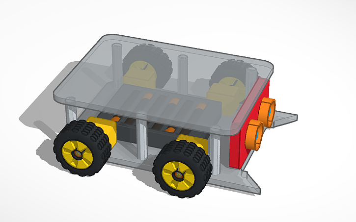 3D design Robot móvil Pedro E.3.3 | Tinkercad