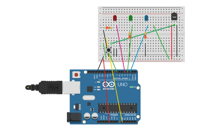 Circuit design EXP2 Part2 | Tinkercad