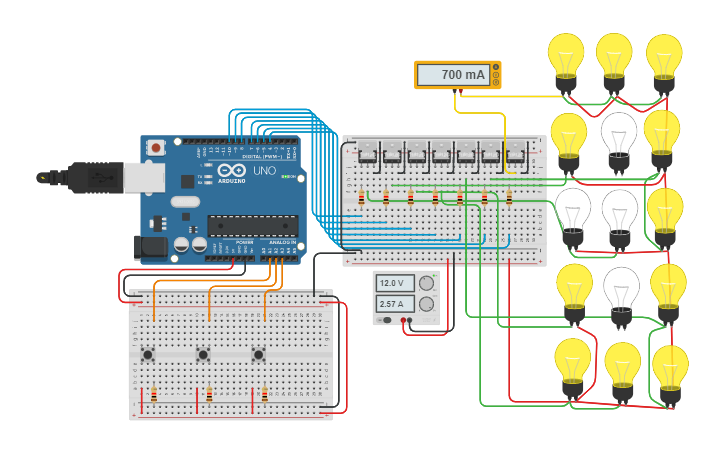 Circuit design Exercise 3_TIP120 | Tinkercad