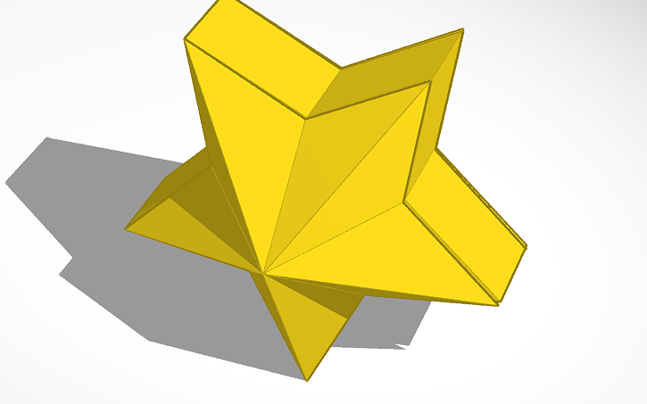 3D design Star - Tinkercad