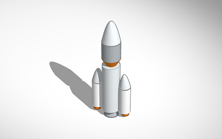 3D design Design a Space Rocket - Tinkercad