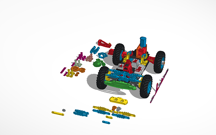 3D design RC car - Tinkercad