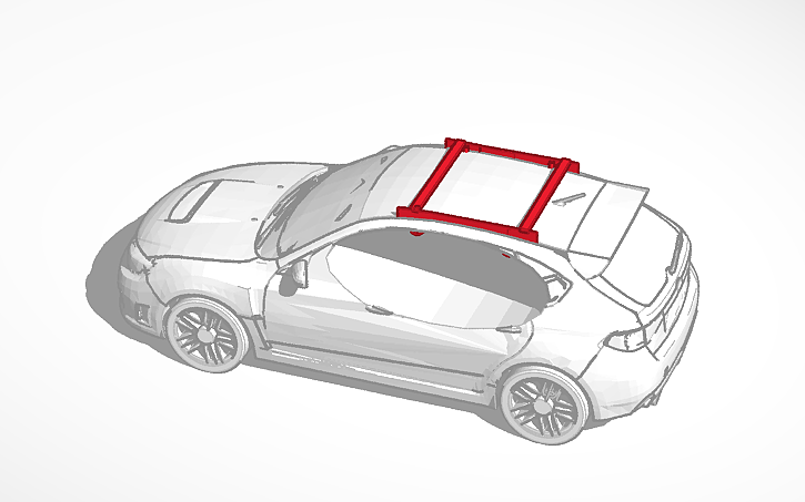 3D design Copy of Copy of Copy of 2011 Subaru WRX Hatchback | Tinkercad