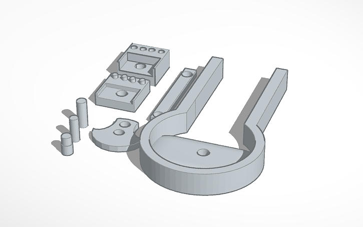 3D design One stroke engine - Tinkercad