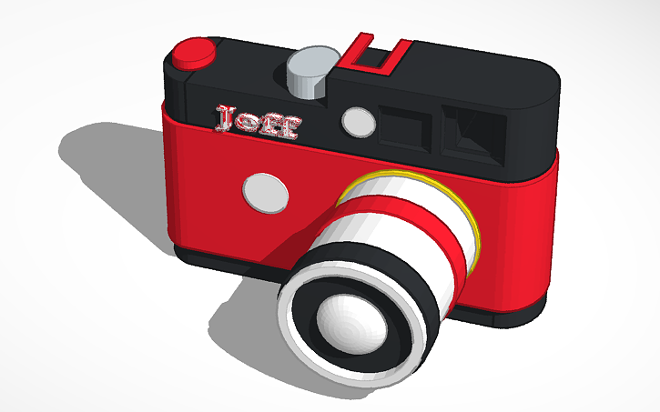 3D design 3D Model of a Camera jefferson rodriguez | Tinkercad