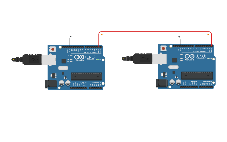 Circuit design UART-bit bang | Tinkercad Circuit design UART-bit bang | Tinkercad