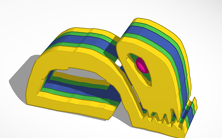 3D design scribble bug prints in place | Tinkercad
