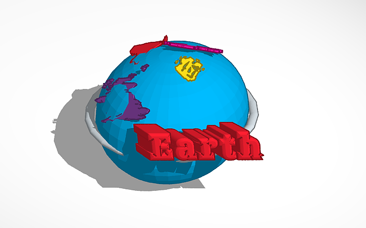 3D design Earth | Tinkercad