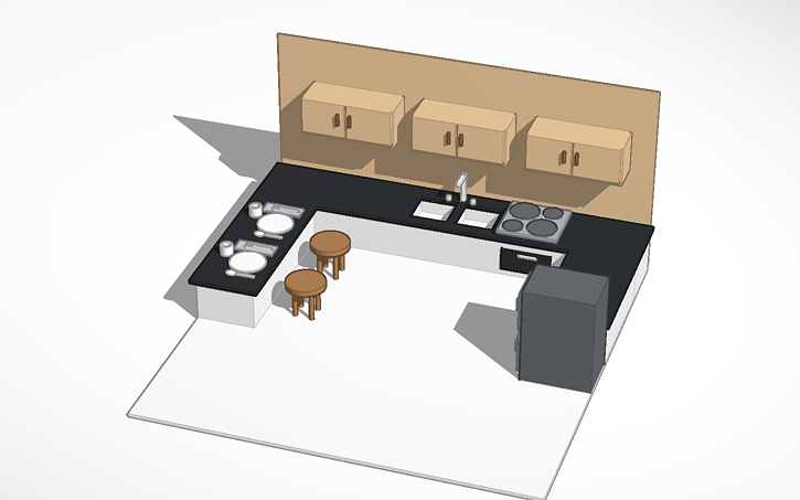 3D design KITCHEN (Naiara) | Tinkercad
