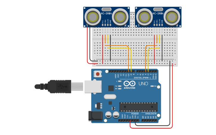 Circuit Design Occupancy Sensor Tinkercad