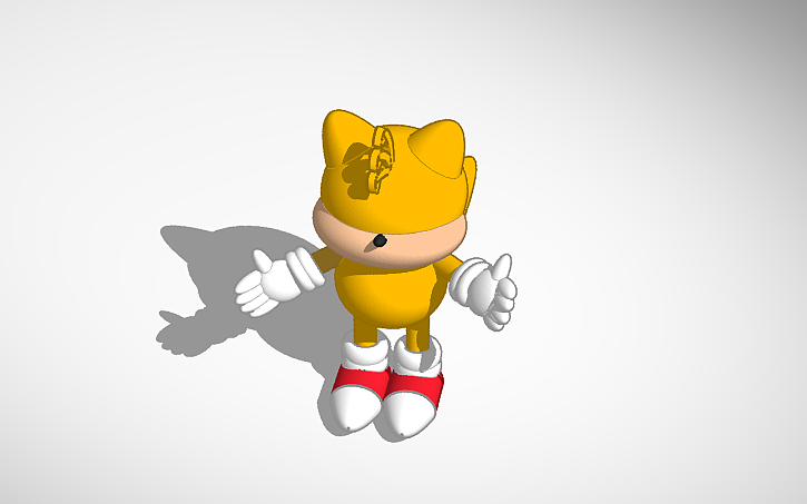 3D design tails - Tinkercad