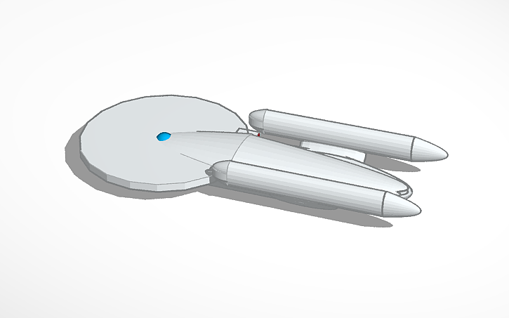3D design Atacama Class Starship - Tinkercad