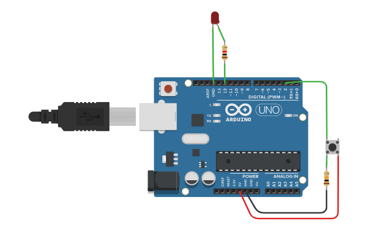 Circuit design Lab3_ex1 | Tinkercad
