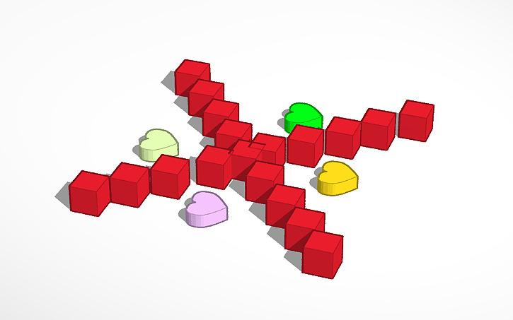 3D design THE HEART GEMS TEMPLE | Tinkercad