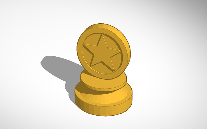 3D design Trofeo de Cupa - Tinkercad