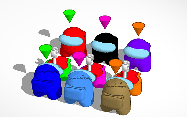 3D design who are the imposters? | Tinkercad