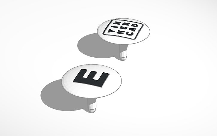 3D design Golf Ball Markers - Tinkercad