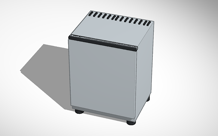 3D design Mini-Bar - Tinkercad