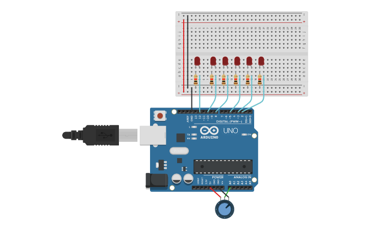 Circuit Design Comunicacion Serial Tinkercad