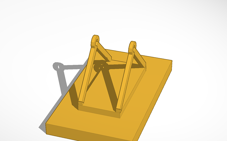 3D design Ferris Wheel Base - Tinkercad