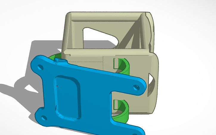 3D design Alien 5" - GoPro Session Mount with Dampeners + TBS ND Filter ...