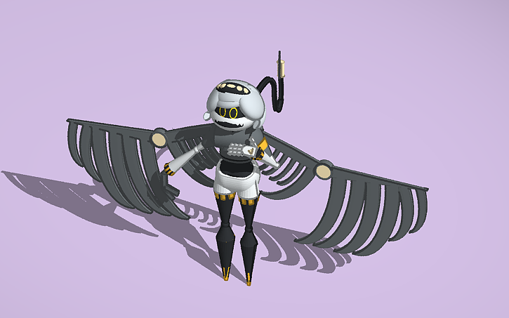 3D design V From "Murder Drones" - Tinkercad