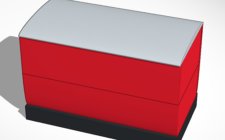 3D design Skarloey Railway coach V1 - Tinkercad