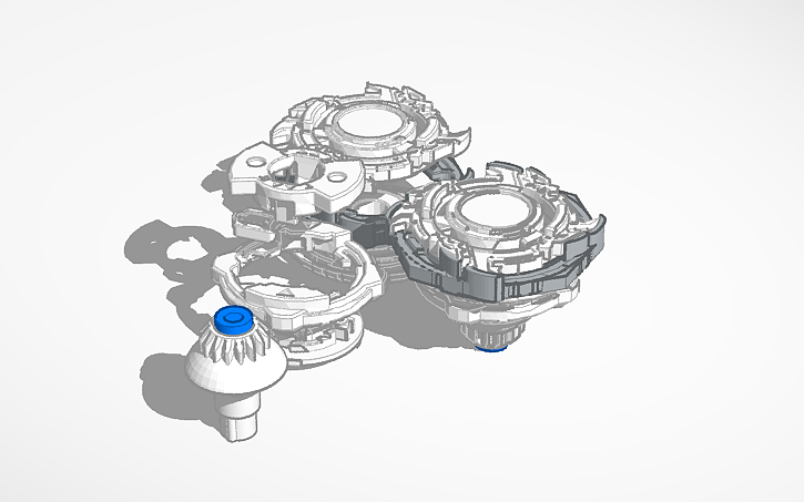 3D design Beyblade X(Prototype)25th anniversary x-over project Dragoon ...