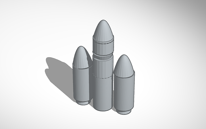 3D design ISRO Rocket | Tinkercad