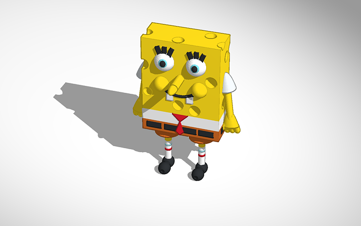3D design Spongebob Squarepants | Tinkercad