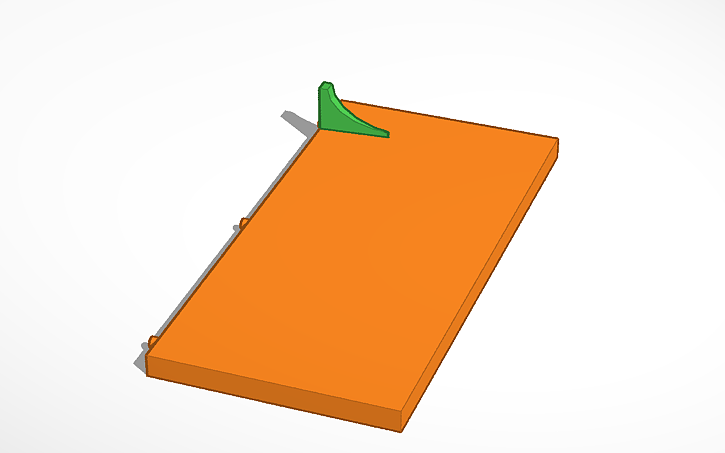 3D design Wall (For Dnd Terrain Baseplate) - Tinkercad