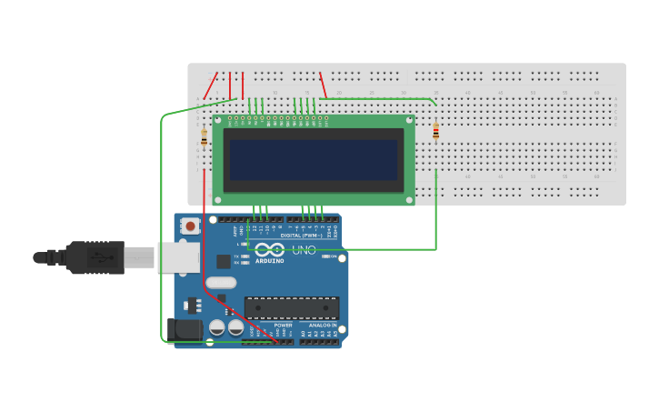 Circuit design Group 8 - Assignment 5.1 Group Info using Arduino LCD ...
