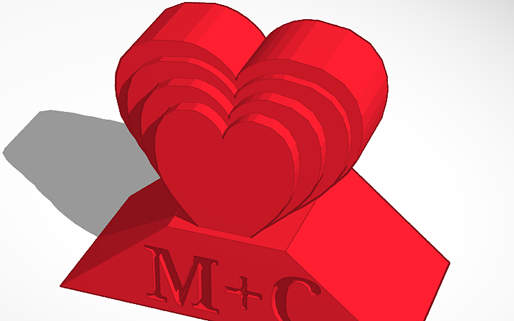 3D design Heart | Tinkercad