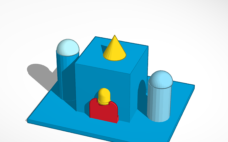 3D design ice drone - Tinkercad