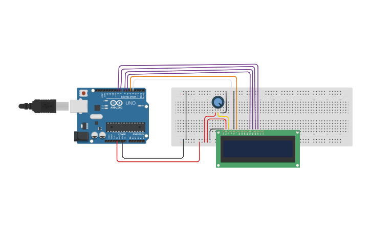 Circuit design Hello World! - Tinkercad
