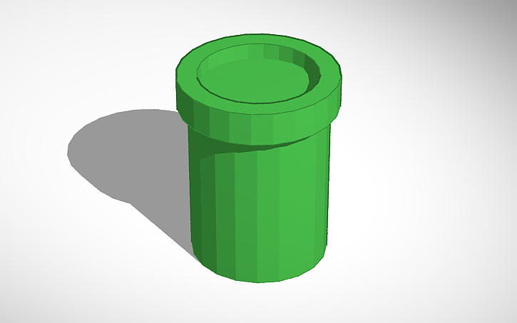 3D design Super Mario Tunnel - Tinkercad