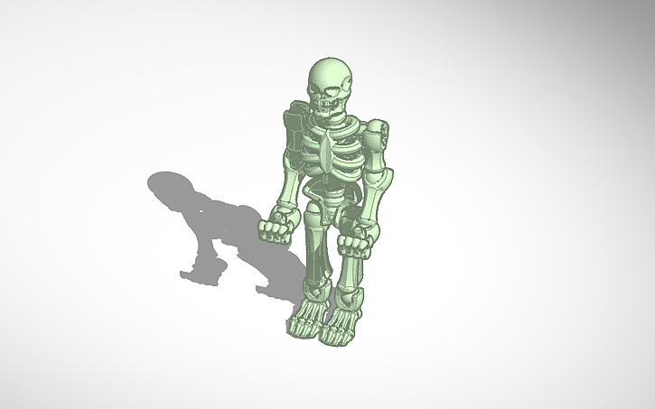 3D design skeleton | Tinkercad