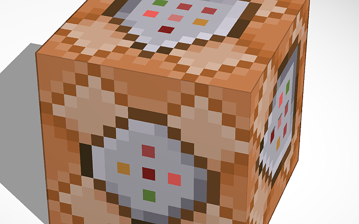 3D design Command Block (Impulse) - Tinkercad