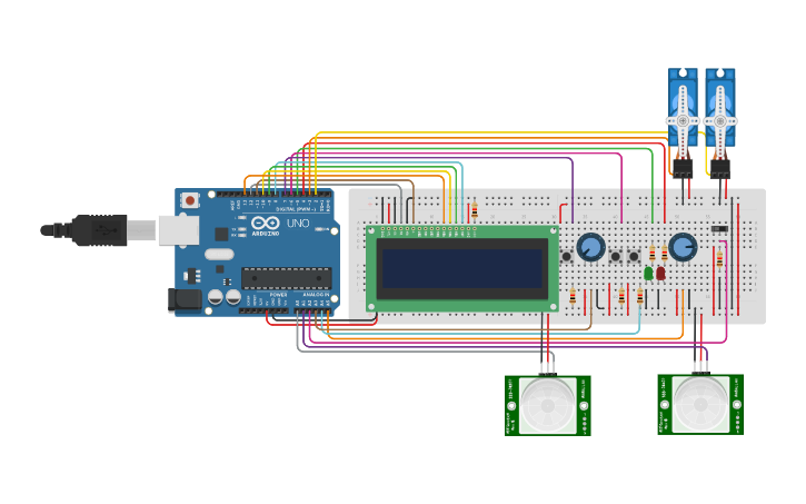 Circuit design MICROPROSSESOR SYSTEMS FINAL PROJECT | Tinkercad