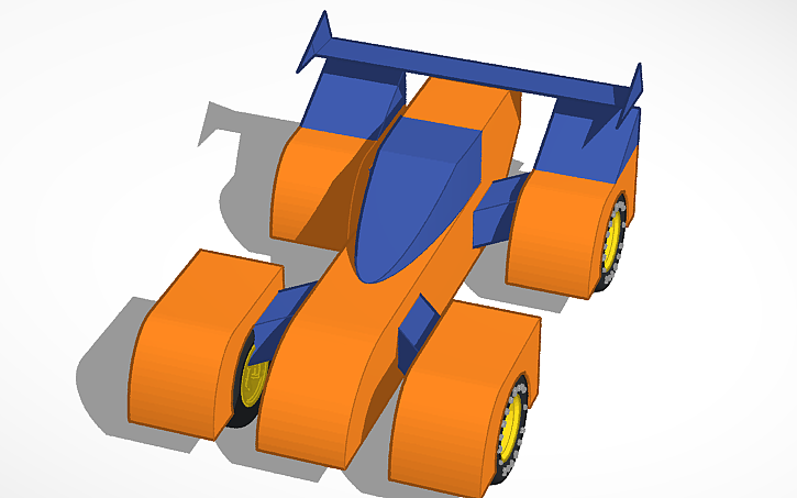 3d Design Race Car V2 Tinkercad