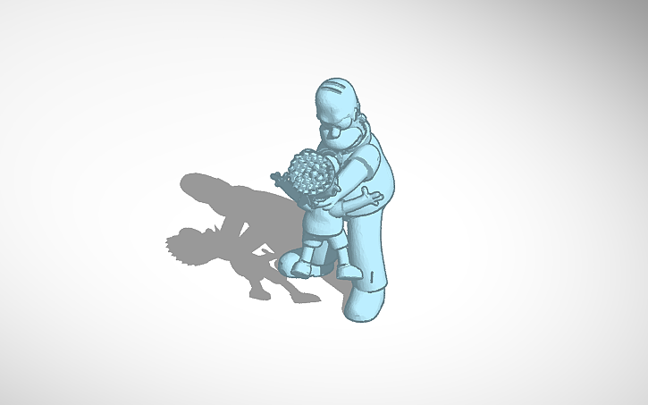 3D design homero y bart | Tinkercad