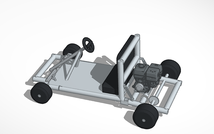 3D design Go kart - Tinkercad