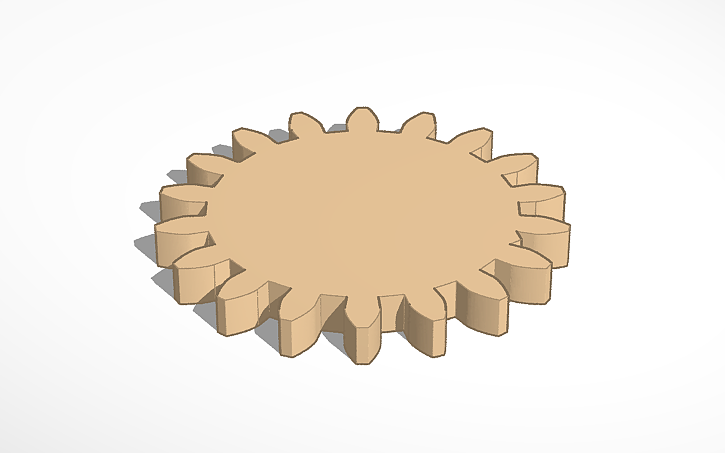3D design A gear | Tinkercad