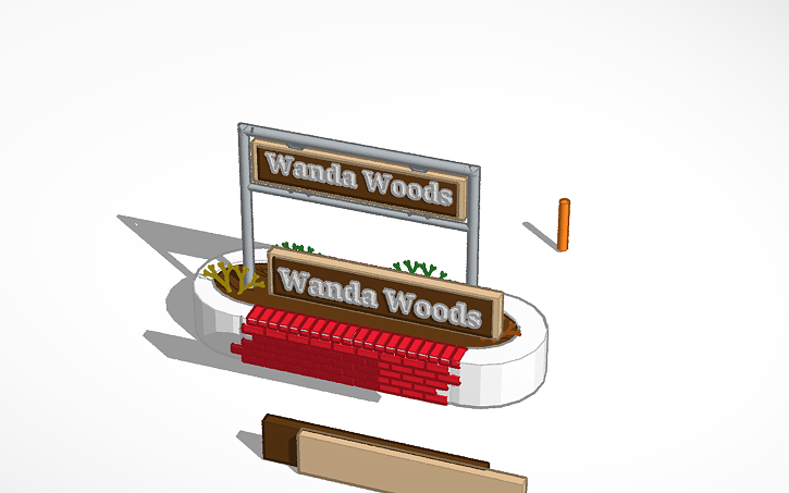 3D design Wanda Woods Possibilities - Tinkercad