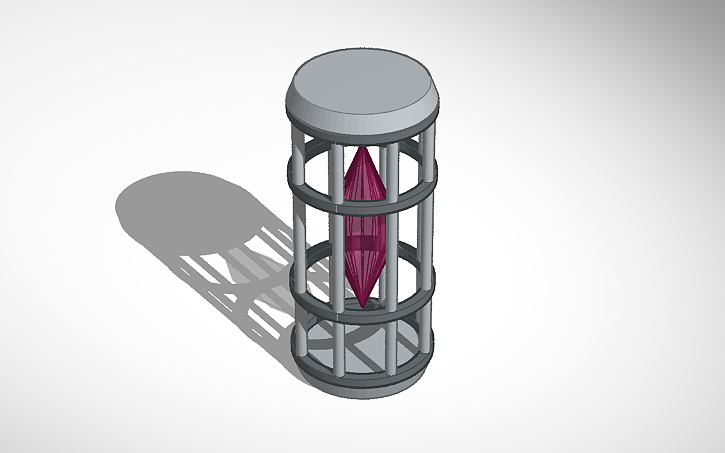 3D design Kyber Crystal - Tinkercad
