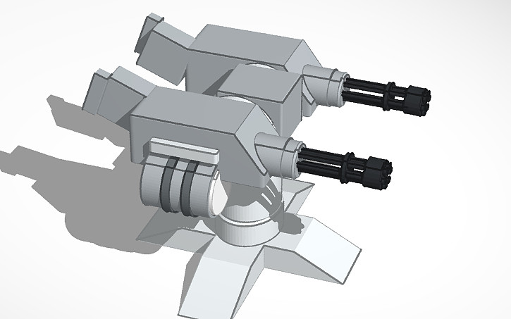 3D design Tower Defense Simulator Turret - Tinkercad
