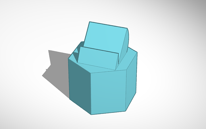 3D design ipad or phone stand - Tinkercad