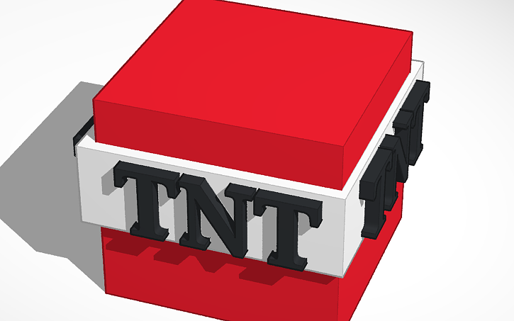3D design TNT-폭탄 - Tinkercad