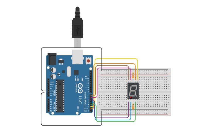 Circuit design Date Of Birth Kam - Tinkercad