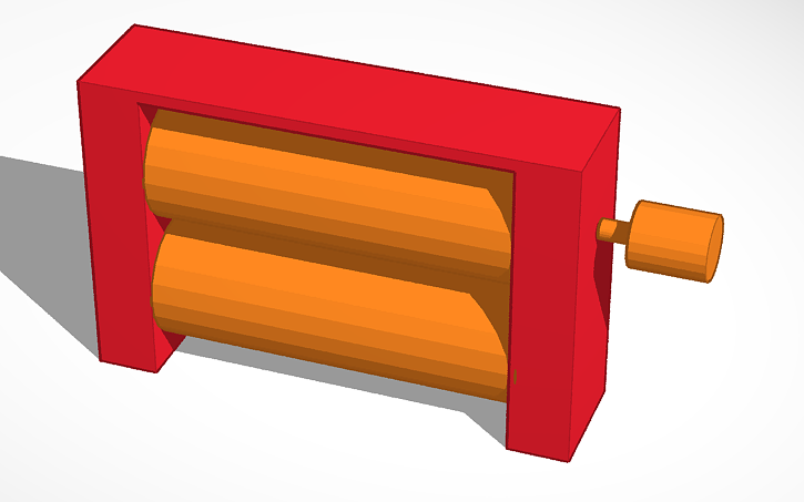 3D design Clothes Wringer - Tinkercad